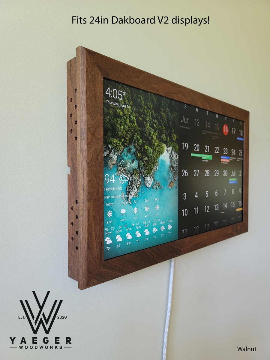 YaegerWoodWorks Wall Displays – DAKboard, LLC